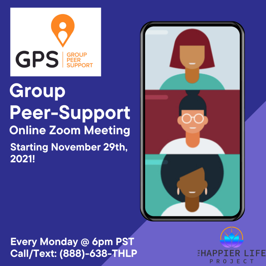 Group Peer Support Meeting - The Happier Life Project