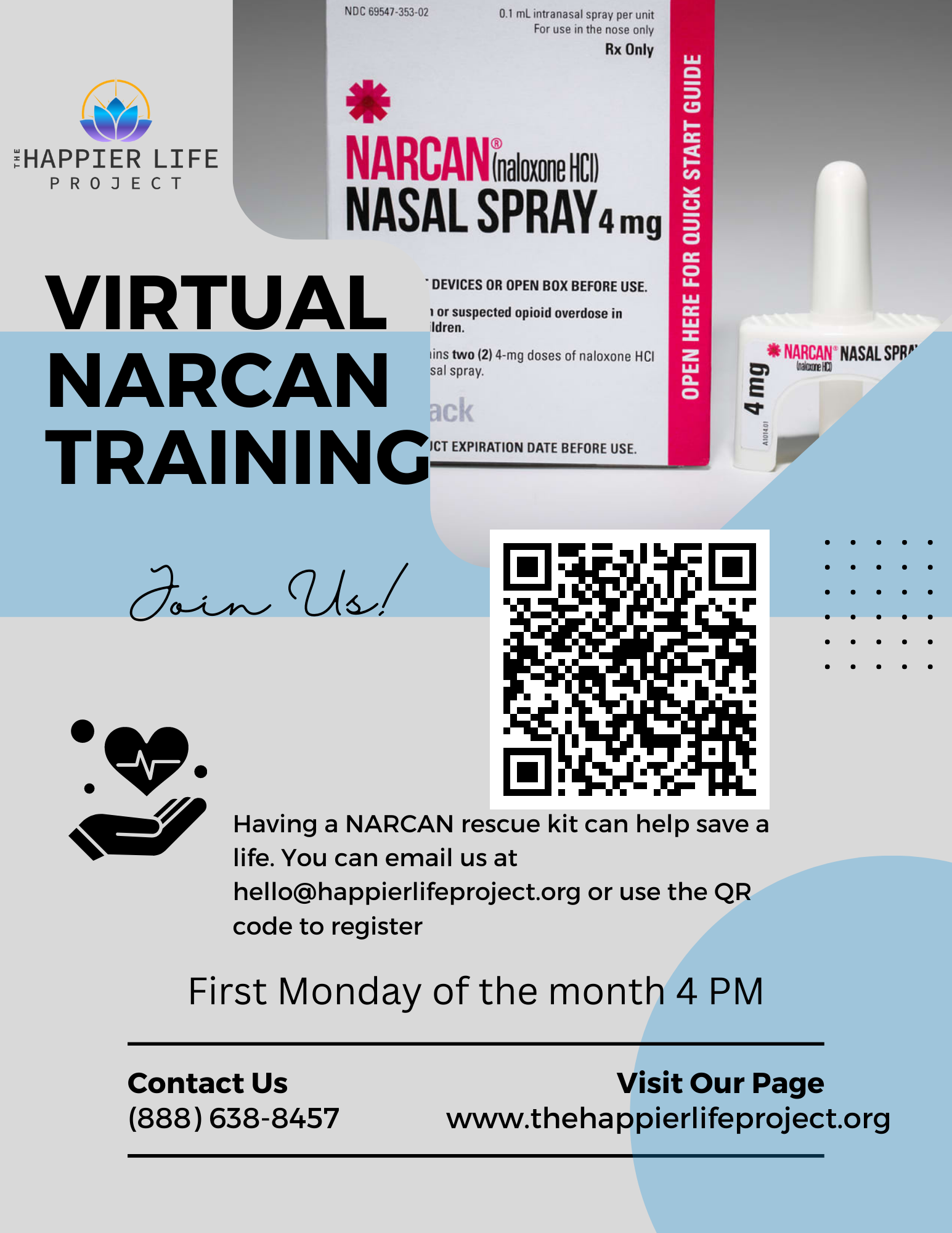 Virtual Narcan Training - The Happier Life Project